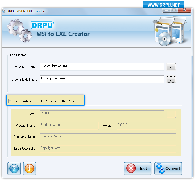Screenshots Of Msi To Exe Setup Creator To Learn Process Of Creating Executable File